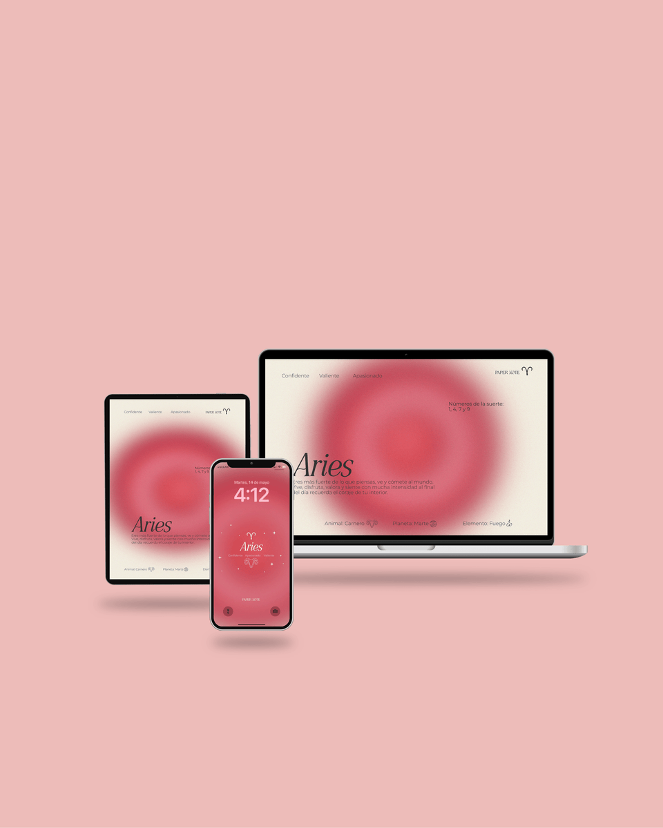 Wallpaper Aries para cel, compu y tablet – Paper Note