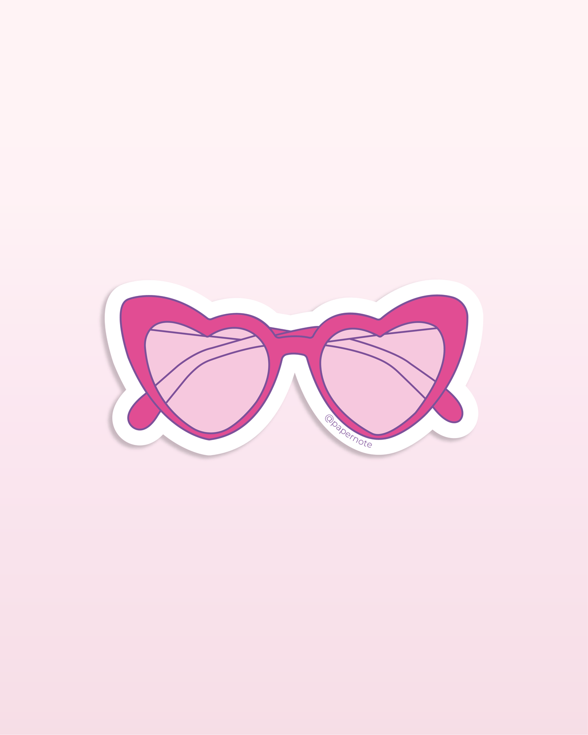 STICKER GAFAS – Paper Note