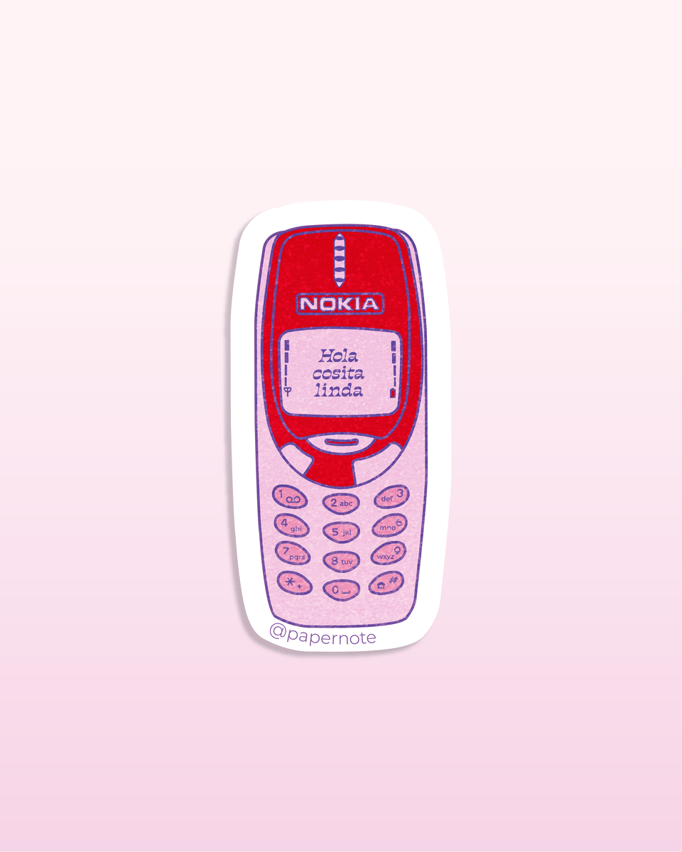 STICKER NOKIA (GLITTER) – Paper Note